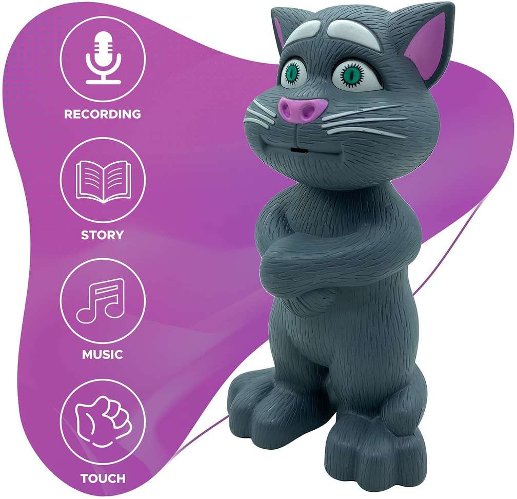 Intelligent Talking Tom Cat, Speaking Robot Cat Repeats What You Say ...