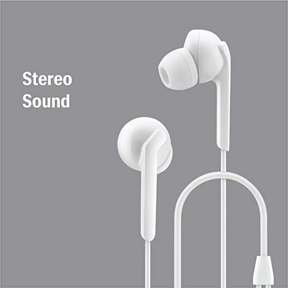 Lava Elements E5 Bass in-Ear Earphone with Mic and Loud Bass Wired ...