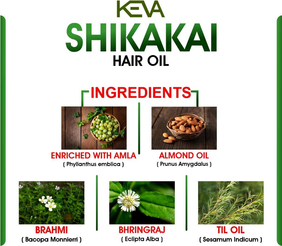 KAIPO Shikakai Hair Oil - A Natural, Non Greasy,Non Sticky & Nourishing ...