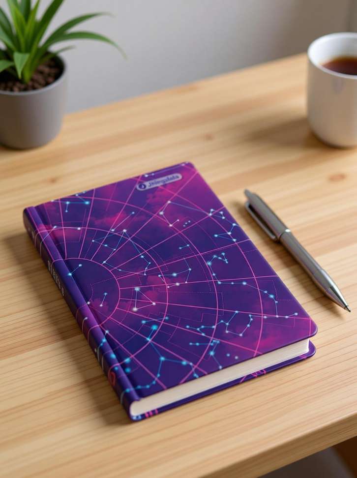Jhingalala Constellations Hard Bound Undated A5 Designer Diary Notebook ...