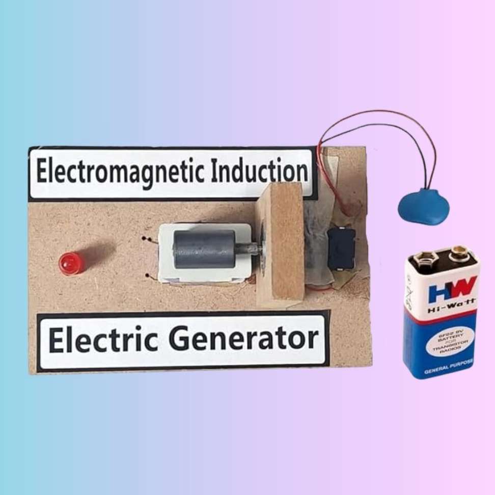 ERH India Working Model Science Project Electromagnetic Induction ...