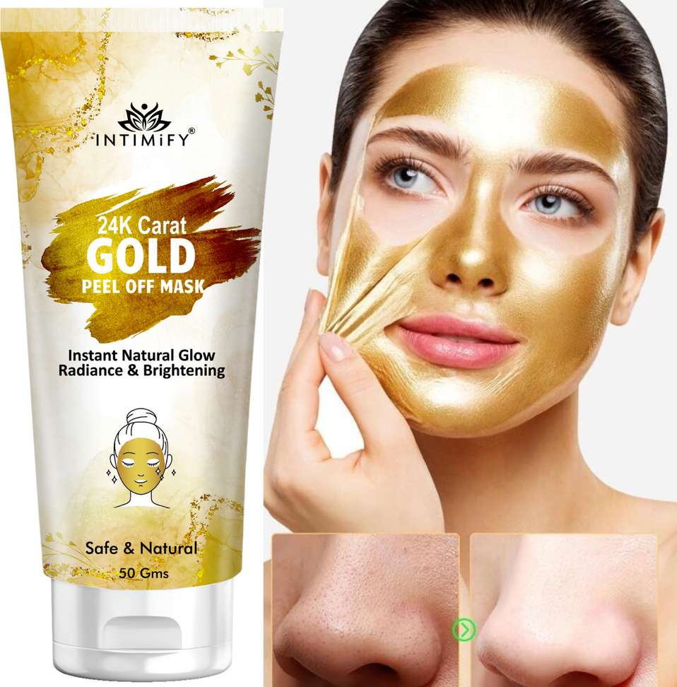 INTIMIFY Gold Peel Of Mask, Removes Blackheads, Brightening & Whitening ...