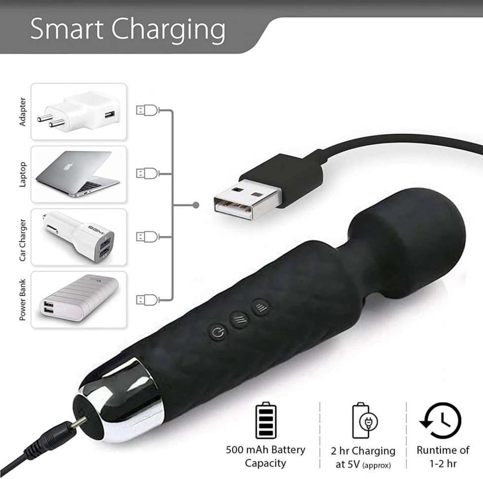 MKMART CORDLESS BODY MASSAGER MEN & WOMEN CORDLESS BODY MASSAGER MEN ...