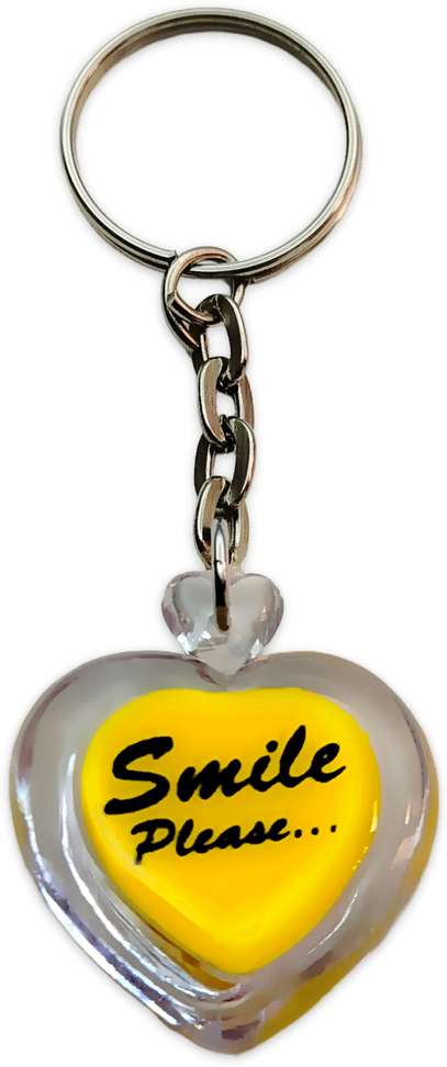 Heart Shape Smiley Keychain Combo Pack of 4 – Cute keyring for bags ...