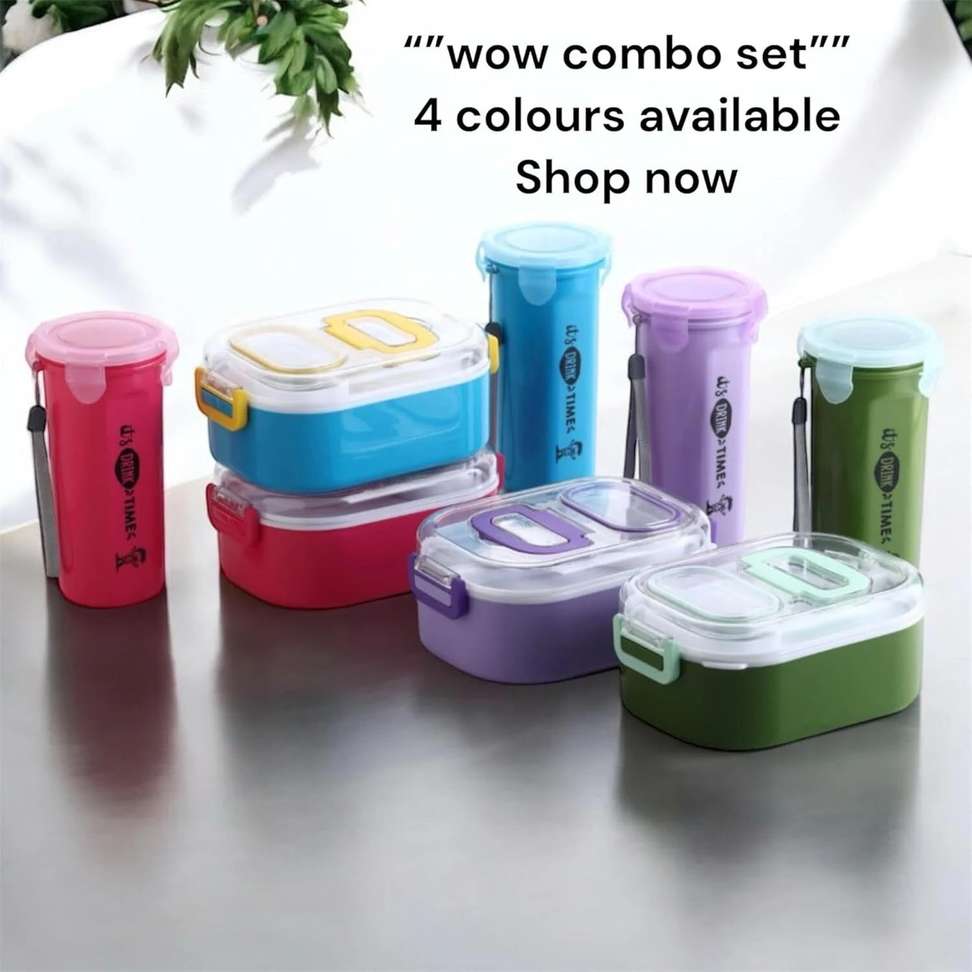 Aoraki WOW COMBO 2 Containers Lunch Box Price in India - Buy Aoraki WOW ...