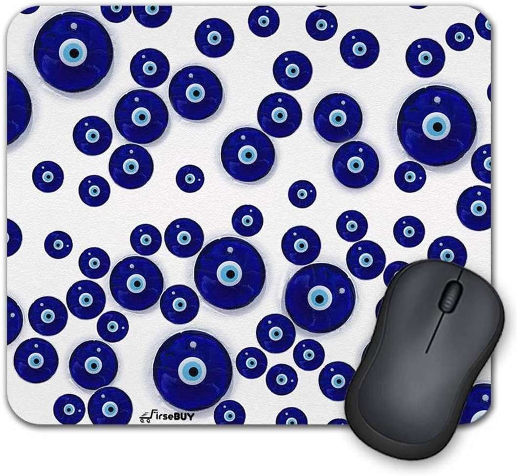 FirseBUY Cute Evil Eye Mouse Pad for Laptop Notebook, Computer Non-Slip ...