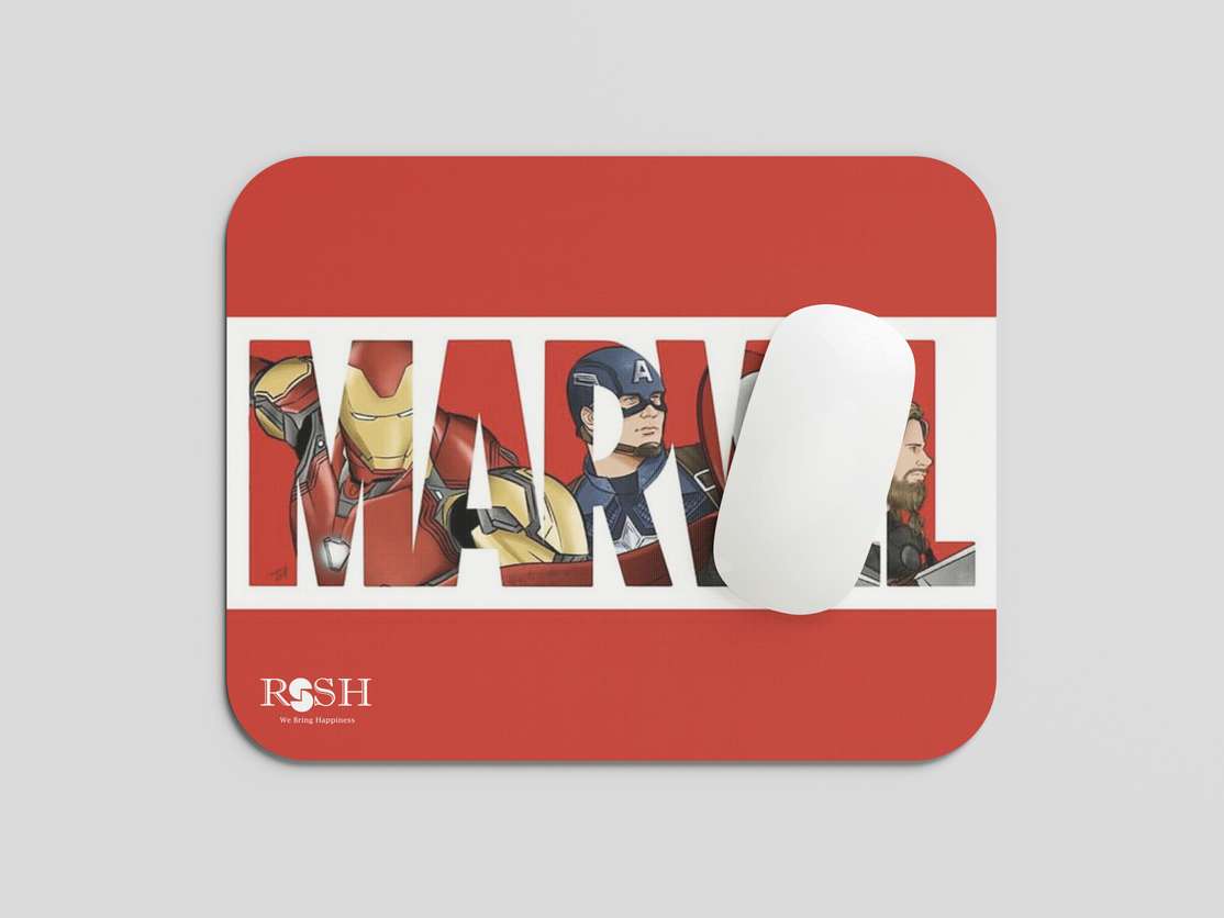 RSSH CREATION Marvel Red Color, Anti - Slip Base, High Durability Mouse ...