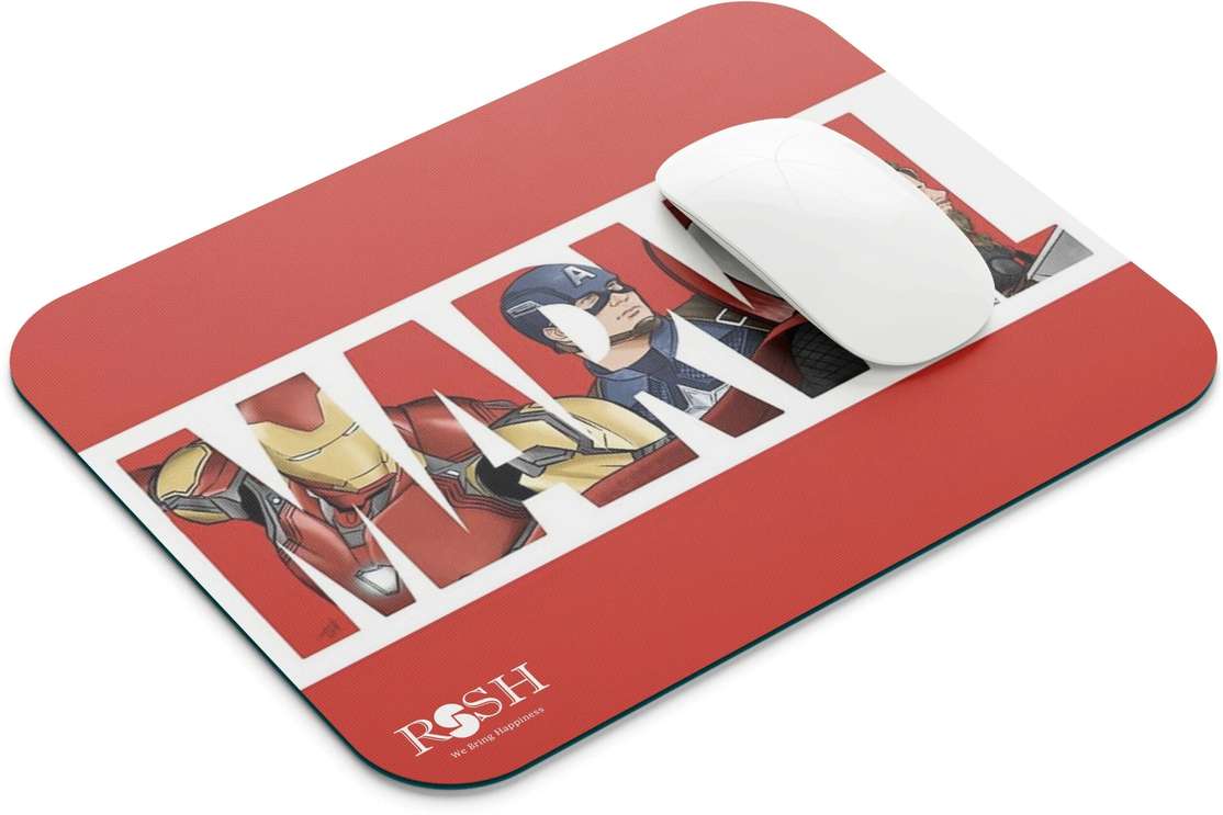 RSSH CREATION Marvel Red Color, Anti - Slip Base, High Durability Mouse ...