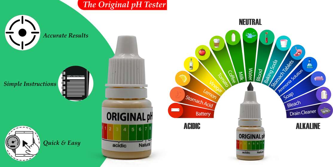 bioway pH & ORP Water Testing Solution Kit Liquid Drops Alkaline water ...