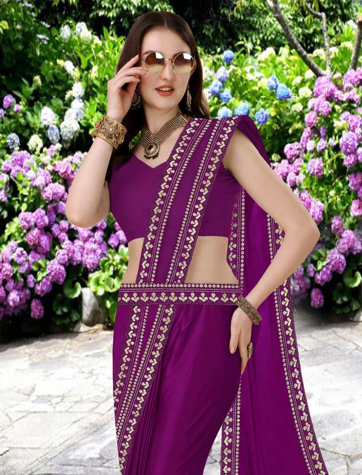 Self Design Banarasi Chiffon, Lycra Blend Saree Price in India - Buy ...