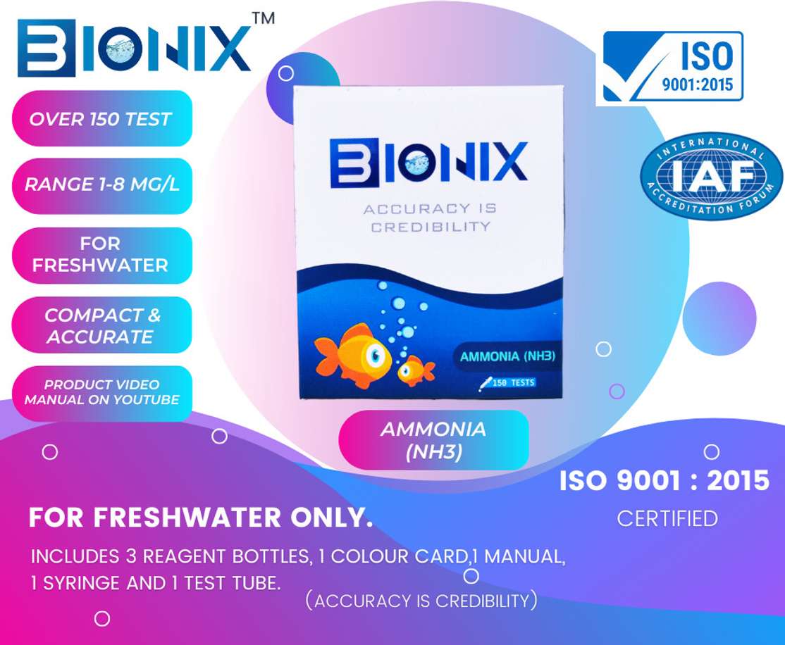 BIONIX Ammonia Test Kit Aquarium Tool Price in India - Buy BIONIX ...
