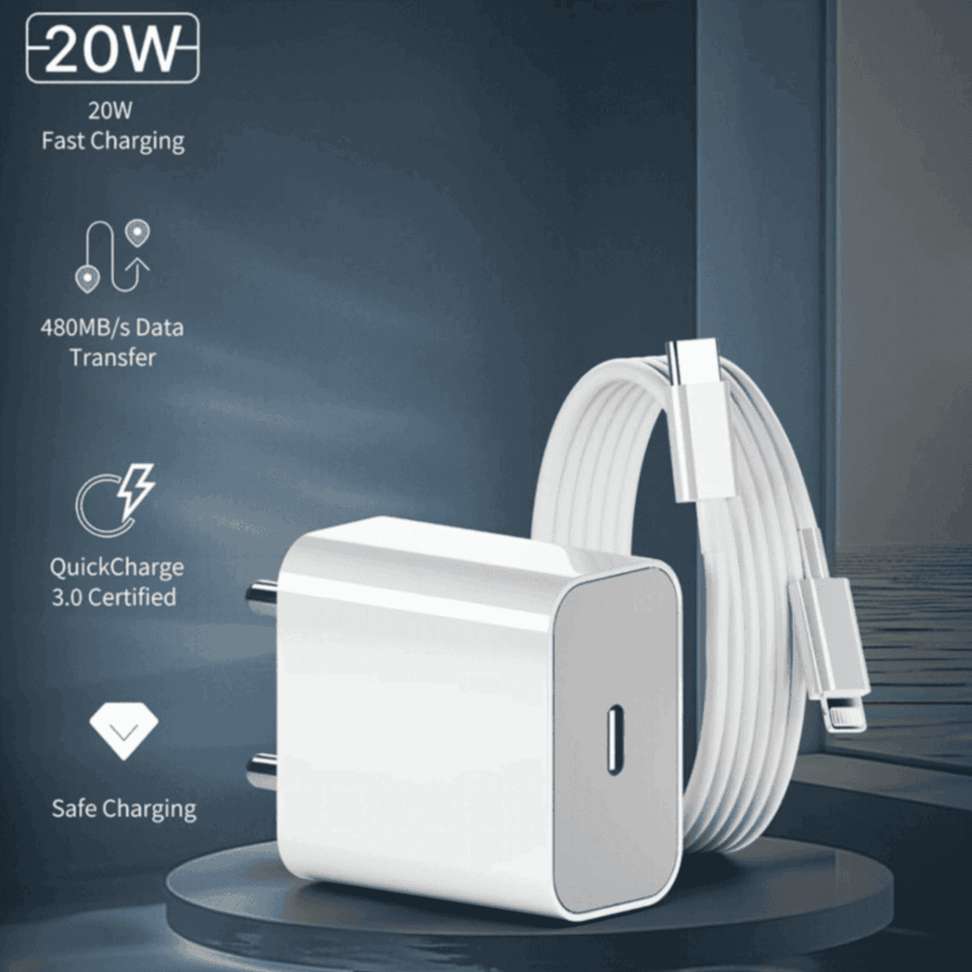 RoarX 20W Quick Rapid Charge Pro Charge Mobile Charger with Detachable ...