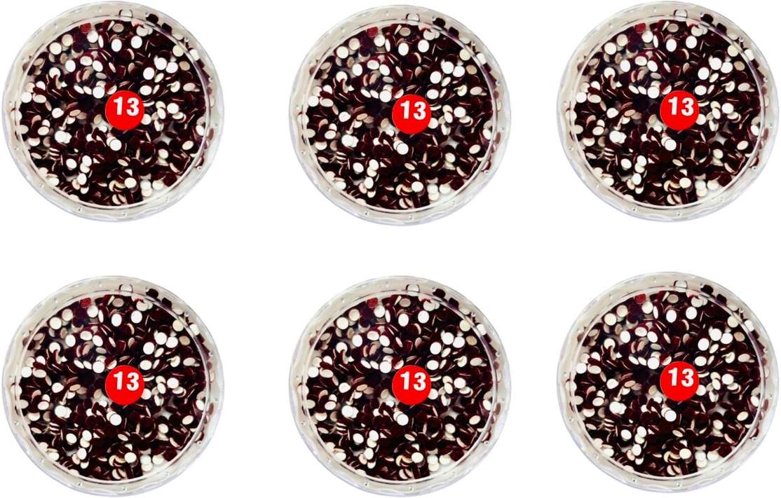 ecomet Tikali/Plain Sticker Bindi/Kumkum/Tilak Sticker Bindi Pack of 6 ...