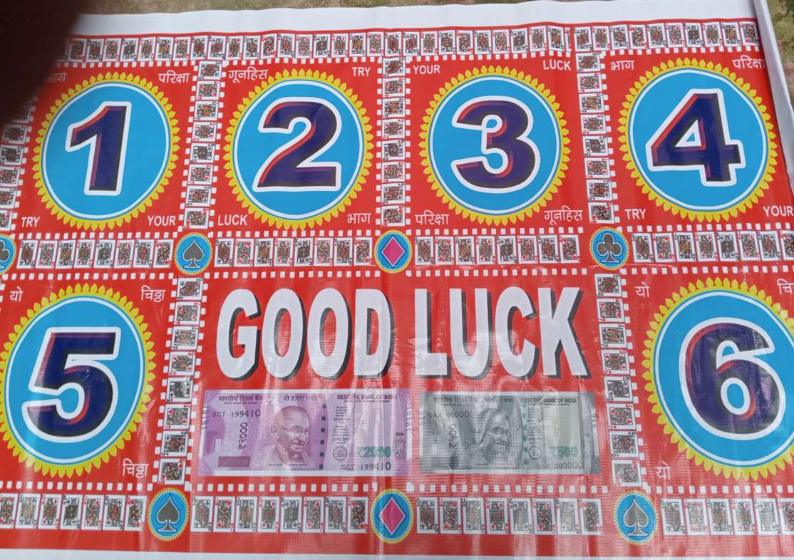 Number goti parda/jhandi mundi dice 7up7down game Party & Fun Games ...