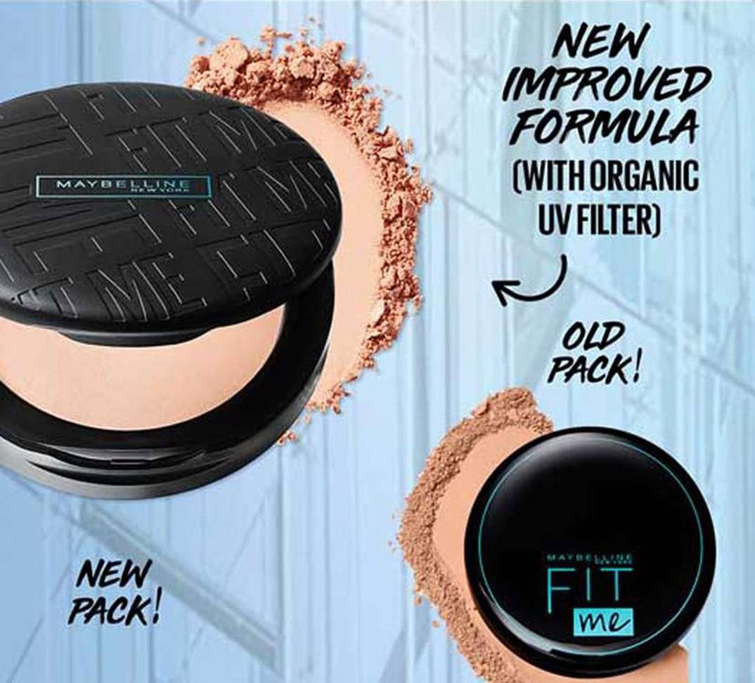 Maybelline New York Fit Me Powder Matte Finish Compact (230 Natural ...