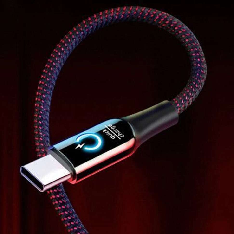 nazia zen Type C Cable with Intelligent Power Off Led Light and Quick ...