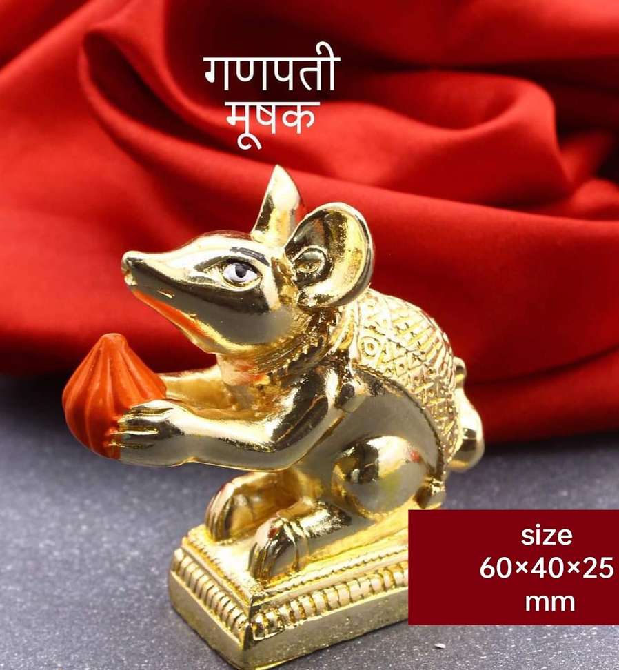 Shrungar Ganesha festival( Mouse), Vehicle of Ganpati ji Deity Ornament ...