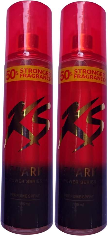 KS DEO Power Series Spark,Spark (pack of 2) 135ml x 2 Perfume Body ...