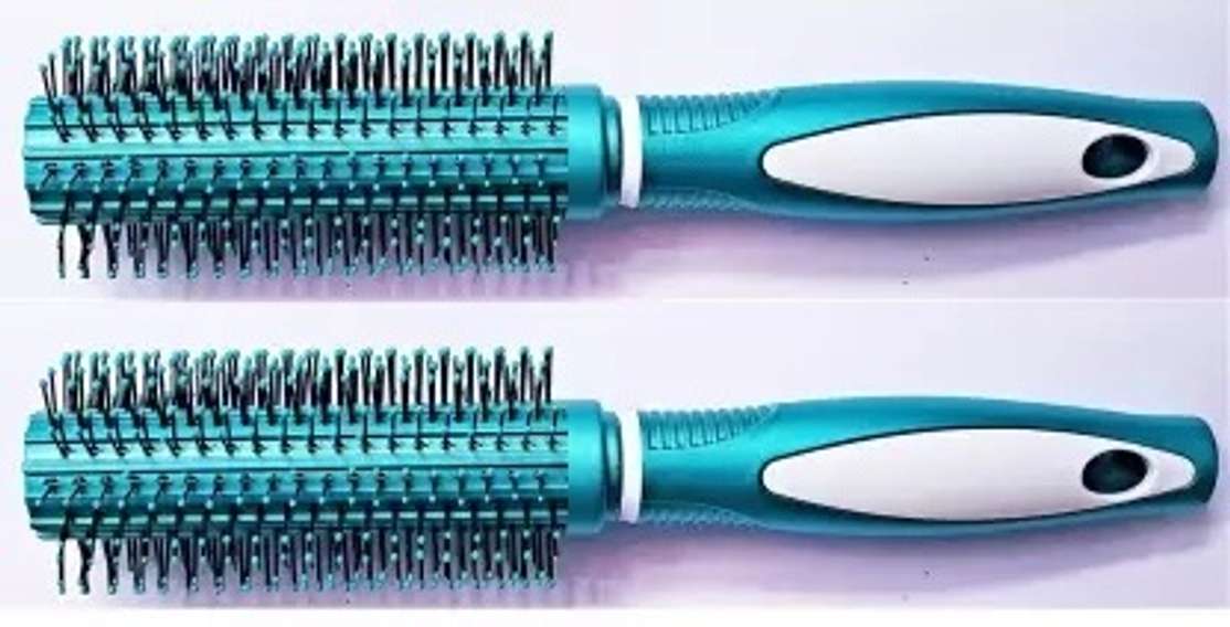 HRRH Hair Round Rolling Curling Comb Hair Brush for Women and Men ...