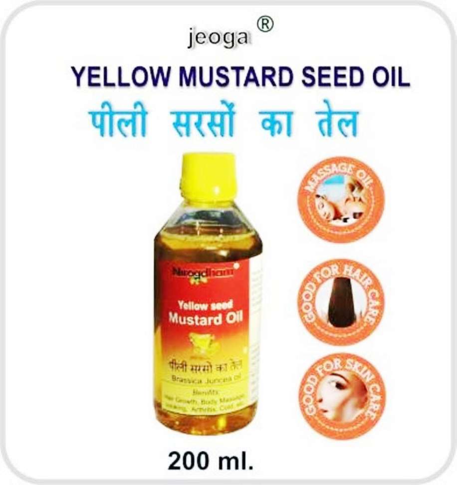 jeoga Yalow Sheed Mustard Oil Hair Massage Hair Oil Price in India ...