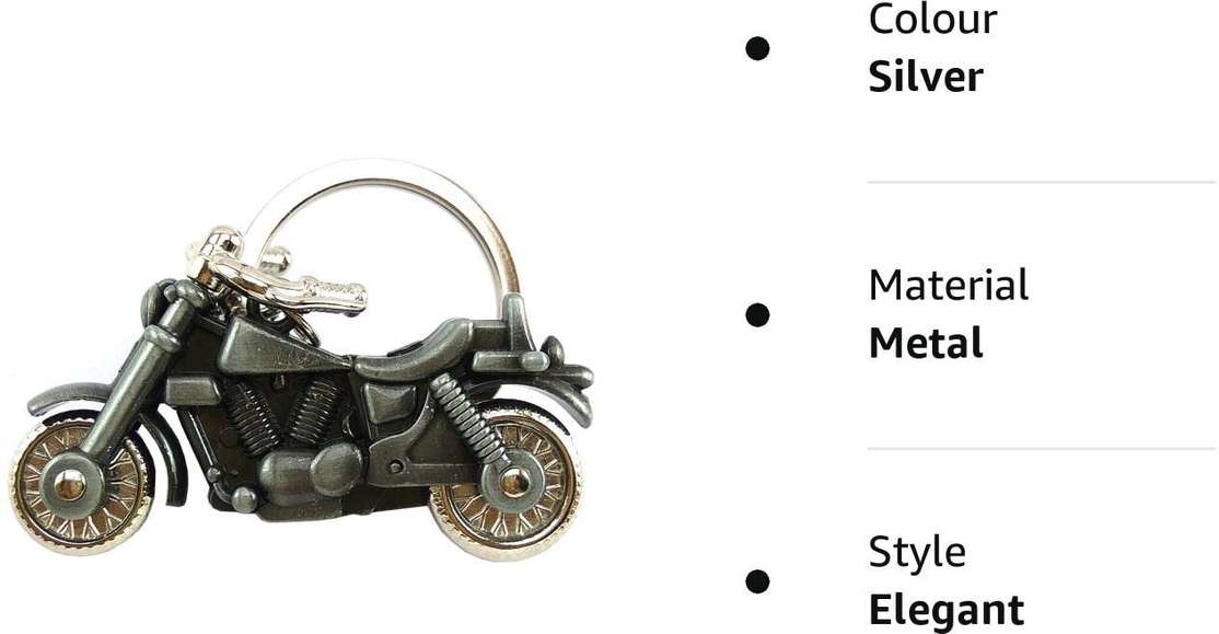 Silver Royal Bullet Bike Keyring & Keychain Key Chain Price in India ...
