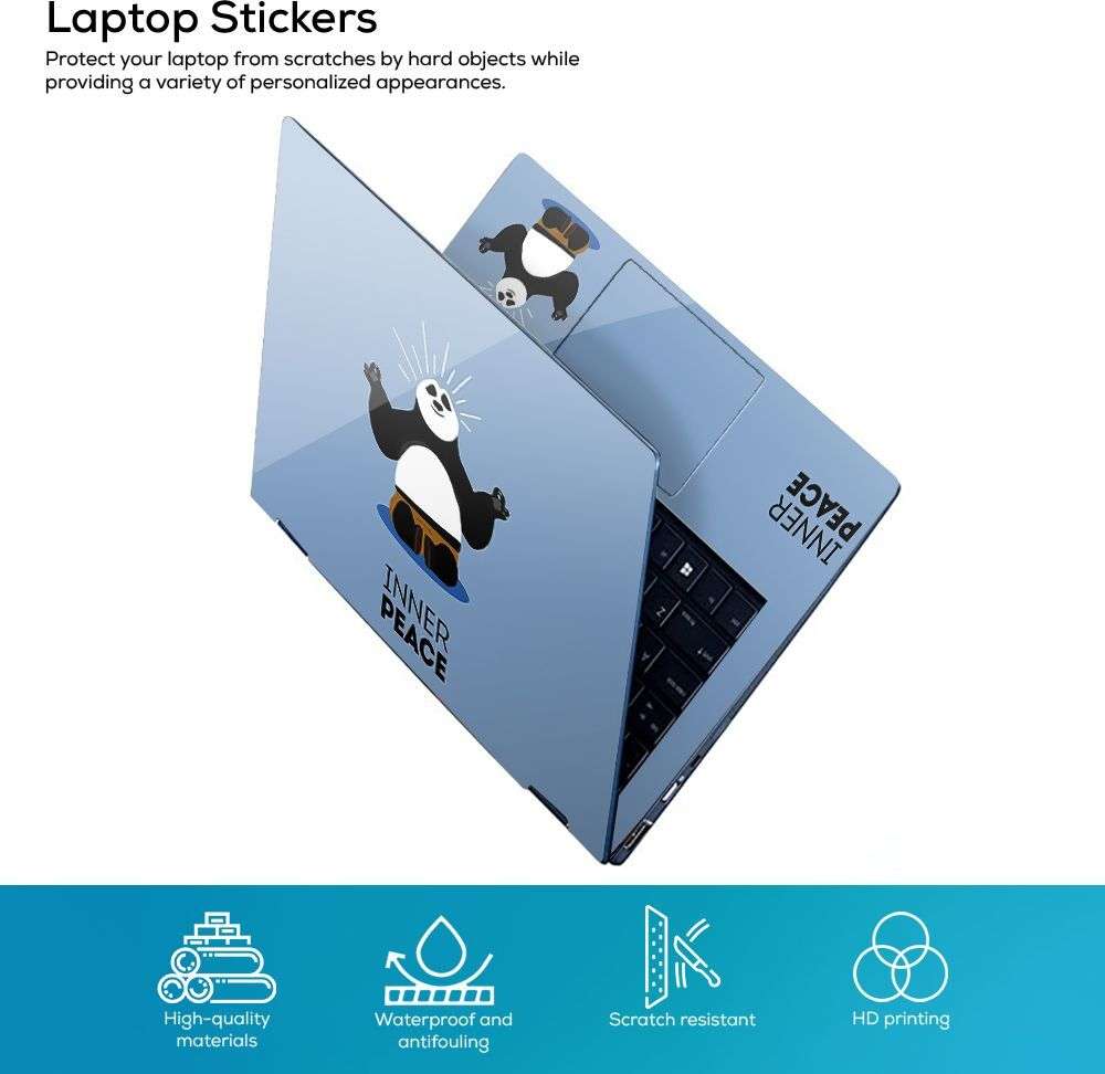 Inkykart Full Body Pattern 93 Laptop Skin Sticker HD Quality Upto 15.6 ...