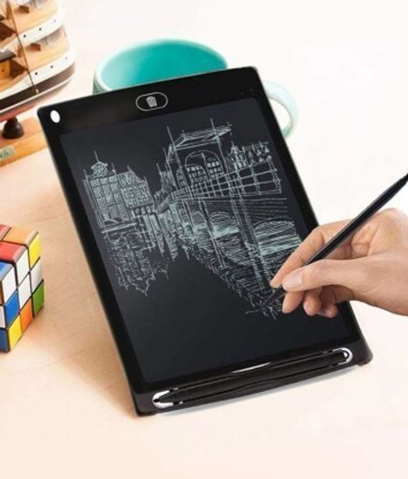 SPRQCART 8.5 Inch Ruffpad Re-Writable LCD Writing Pad for Drawing for ...