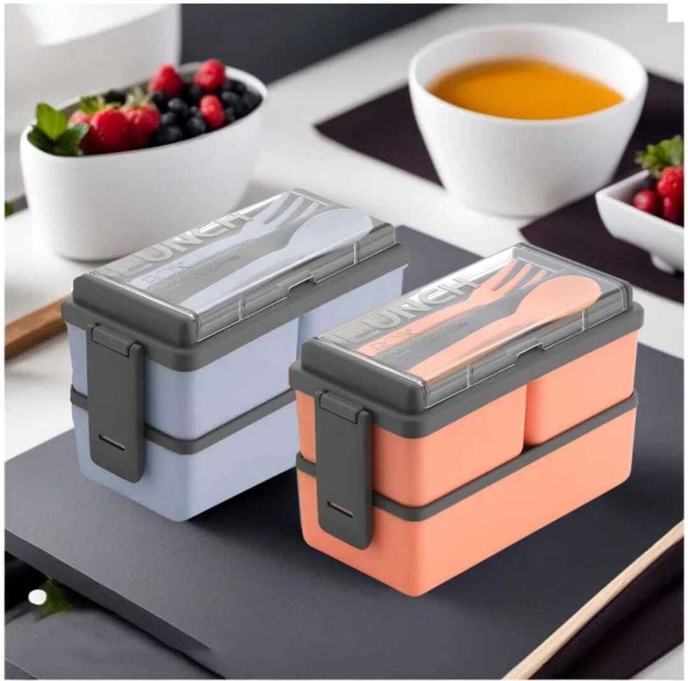 Primium Qulity 3 Compartment Office,School And Collage Lunch Box 3 ...