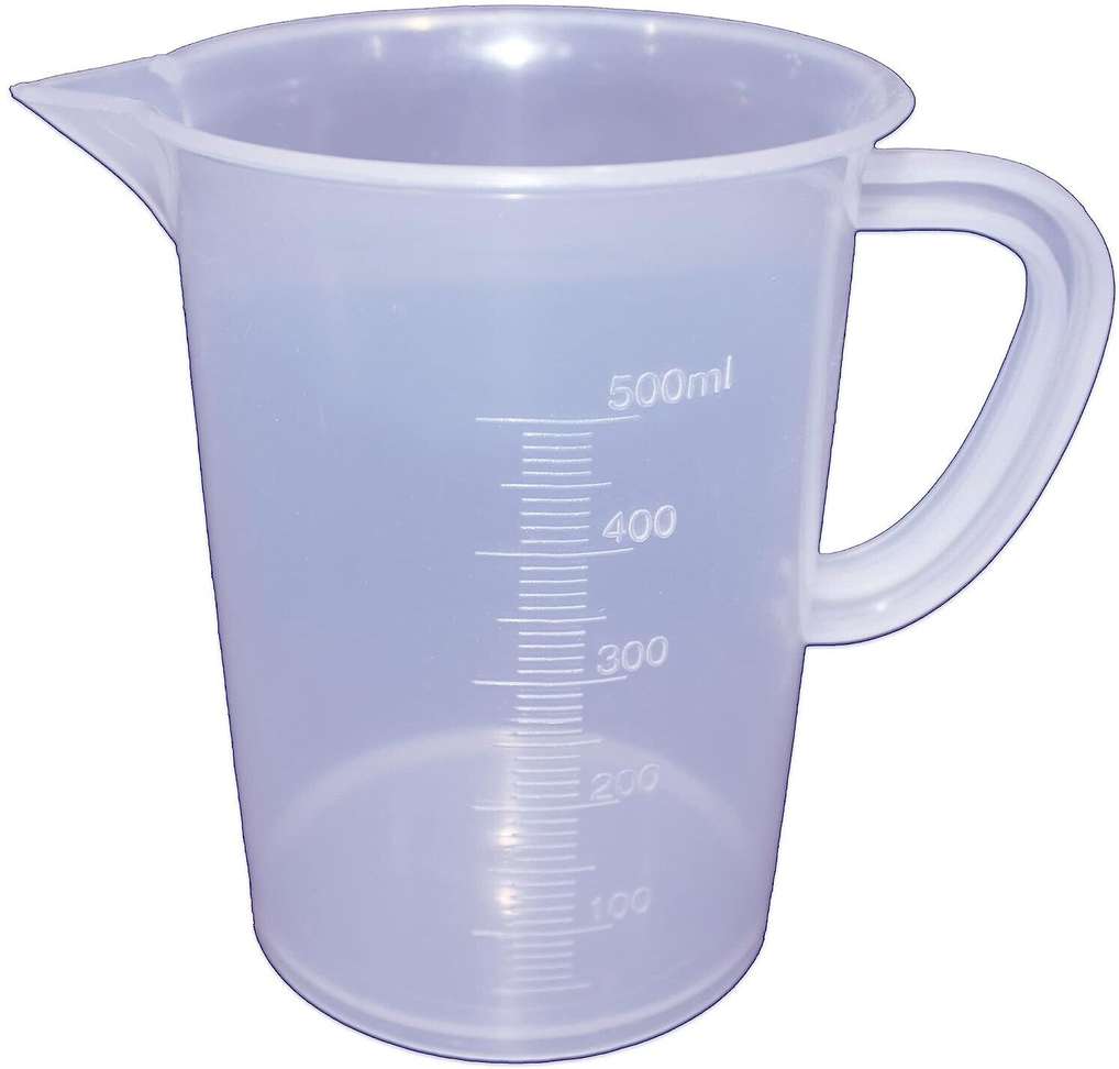 E&E Transparent Measuring Jug/Cup 500 ml Moulded in Polypropylene Measuring Cup Price in India ...