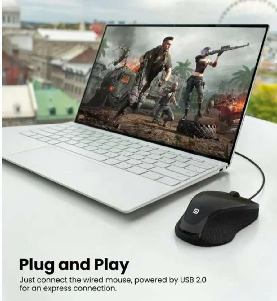 Portronics Toad 101,POR 1800 Wired Optical Mouse Price in India - Buy Portronics Toad 101,POR ...