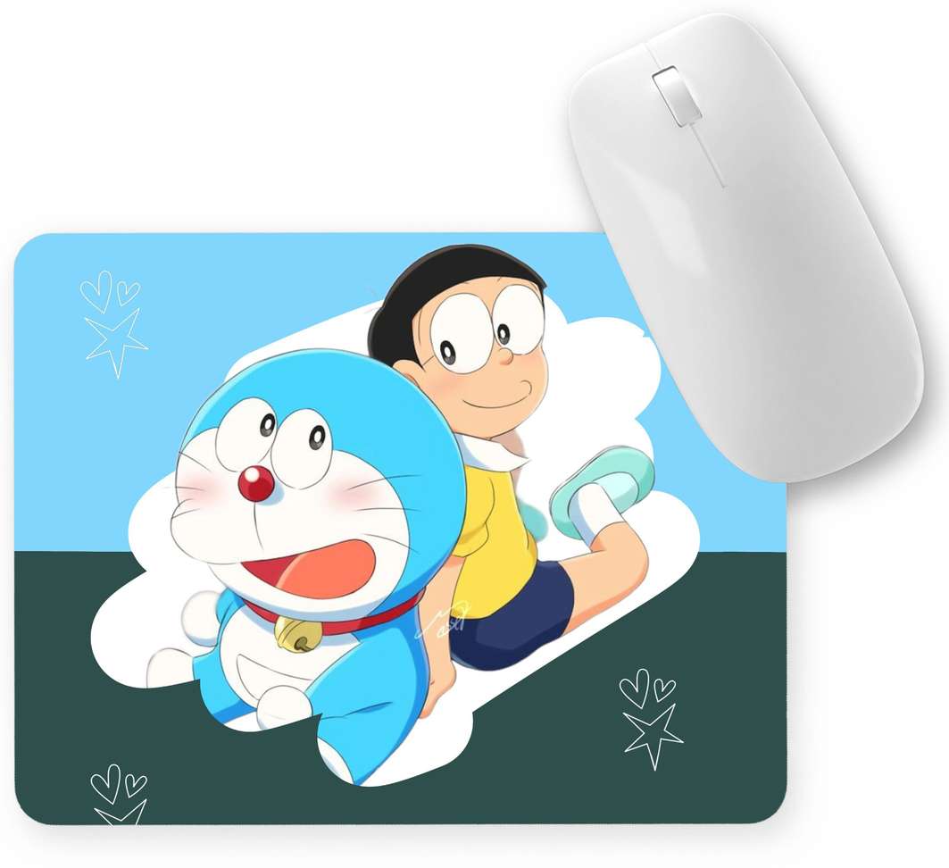 Raikamal Doraemon shinchan gaming Mouse Pad Non-Slip Rubber Base for ...