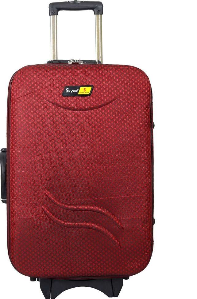 Skysun Small Cabin & Check-in Luggage (51 cm) - Trolley Travel Bag with ...