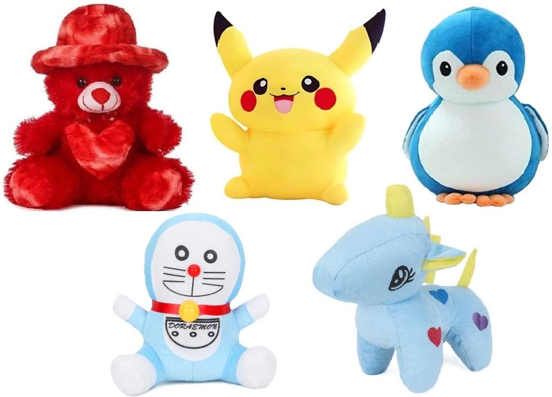 MHK Lovely and Cute Teddy Bear Combo 5 -192 Price in India - Buy MHK ...