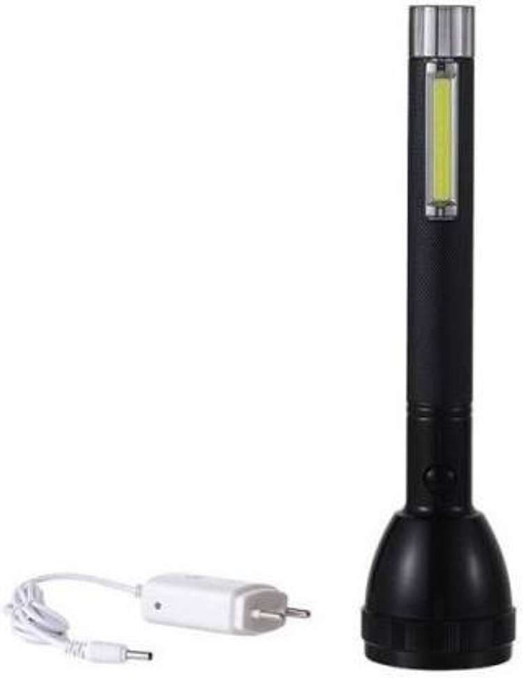 Lithium Battery Long Range Led torch Light Rechargeable Torch Price in ...