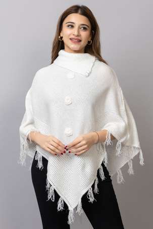 Women Ponchos - Shop Ladies Ponchos Online in India | Shopsy