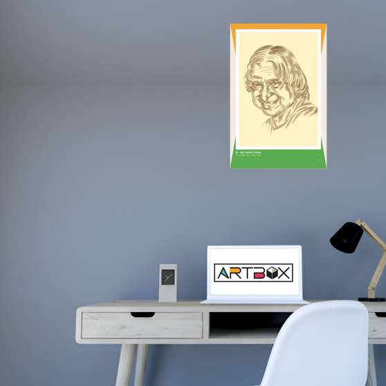 Dr. APJ Abdul Kalam Photo Poster, Abdul Kalam Poster for décor Fine Art ...