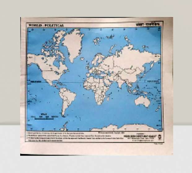 anagha Practice map of World political |Pack of 100 Maps | Small Size ...