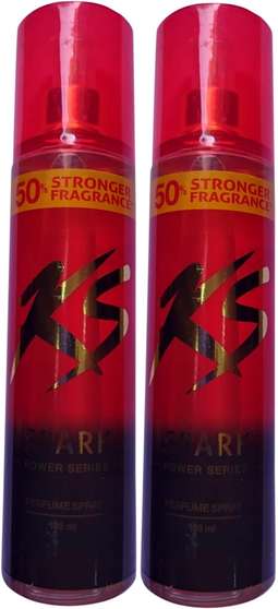 KS DEO Power Series Spark,Spark (pack of 2) 135ml x 2 Perfume Body ...