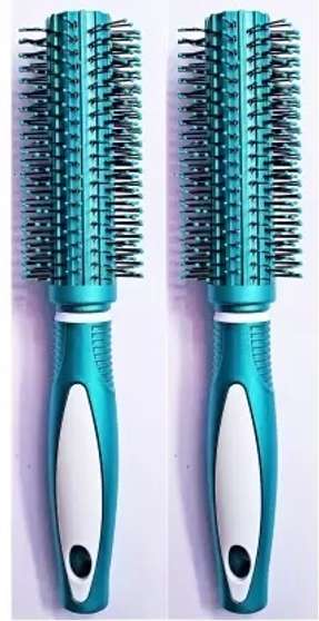 HRRH Hair Round Rolling Curling Comb Hair Brush for Women and Men ...