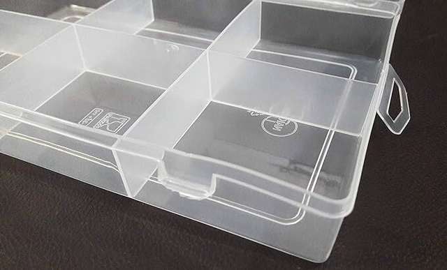 Shreeshann Plastic Box with 6 Partition Storage Organiser Container ...