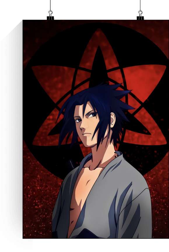Sasuke Sharingan Itachi And Sasuke Sharingan Poster | Naruto Itachi