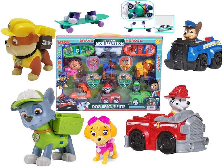 The Simplifiers 7 pcs Set Paw Patrol Toys Dog One Key Can Deformation Toy 7 pcs Set Paw Patrol Toys Dog One Key Can Deformation Toy Buy Paw Patrol toys in India