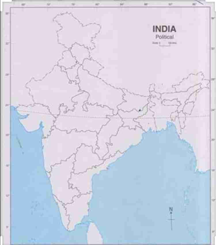 India Political Map Images Political Map Of India | Shaalaa.com