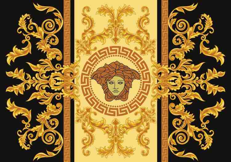 Versace Logo Gold Versace Logo Png Images | PNGWing