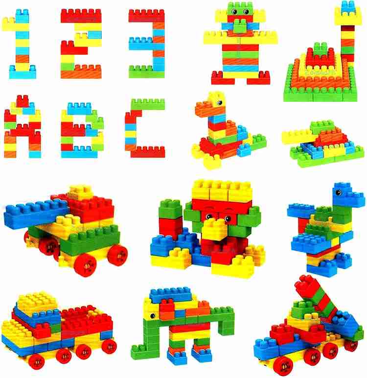 Pulsbery Big Block Game Toy For 3 8 Years Old Kids Boys Girls Multi Color 200 Piece Big Block Game Toy For 3 8 Years Old Kids Boys Girls Multi Color 200 Piece Buy