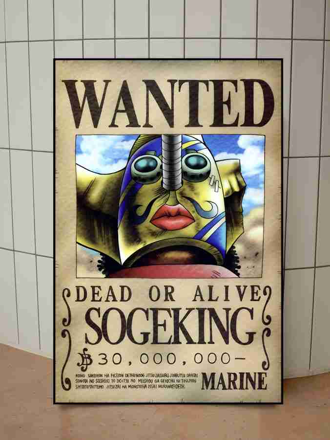 One Piece Usopp Wanted New Edition 1.5 Billion One Piece Wanted