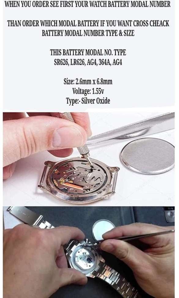 Watch Battery Cross Reference Guide