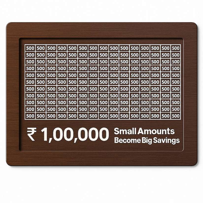 money saving box chart