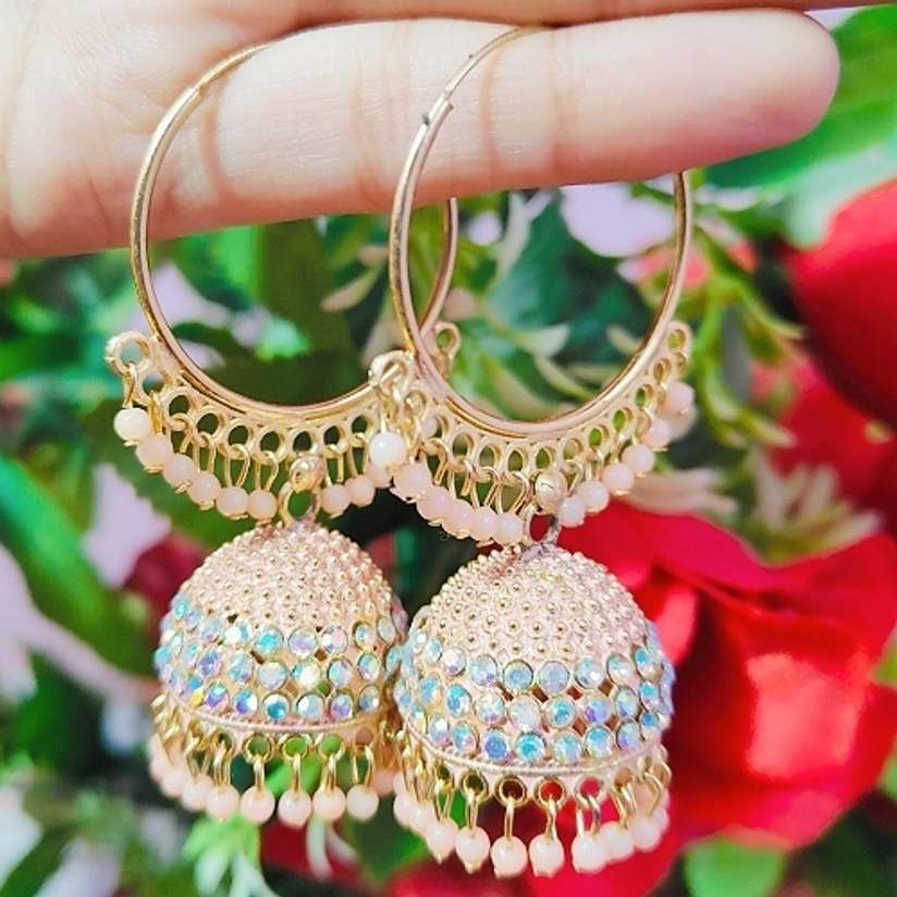 gold earrings for wedding function