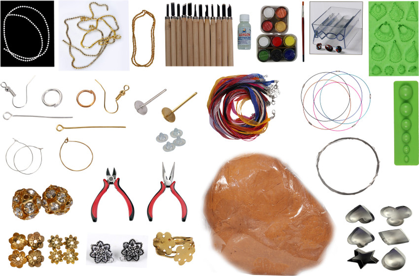 PremPari 34 Pcs.Terracotta Jewelery Making Kit 34 Pcs.Terracotta Jewelery Making Kit Buy Girlie toys in India. shop for PremPari products in India. Flipkart